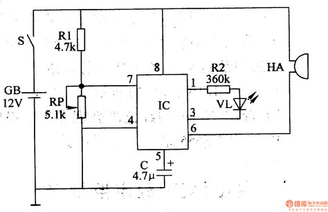 Storage Battery Voltage Monitor 2 Automotive Circuit Circuit Diagram
