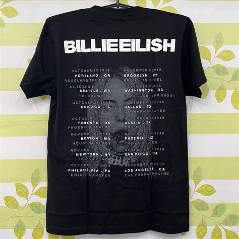 Jual Original Design Billie Eilish Spider Shirt Rockyeah Shopee