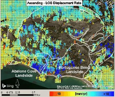 Ascending Line Of Sight Deformation Rate From Squeesar Measurements Download Scientific Diagram