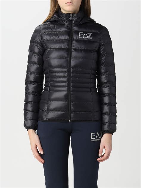 EA7: jacket for woman - Black | Ea7 jacket 8NTB23TN12Z online at GIGLIO.COM