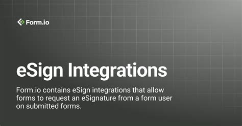 Esign Integrations Documentation