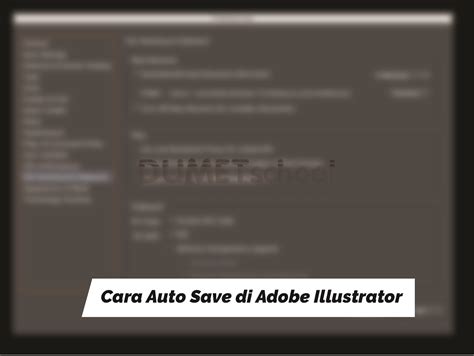 Cara Auto Save Di Adobe Illustrator Kursus Desain Grafis DUMET Babe