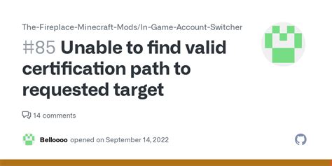 Unable To Find Valid Certification Path To Requested Target Issue The Fireplace