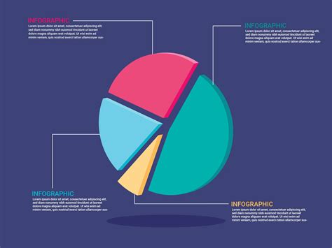 3D Pie Chart Infographic Diagram 554714 Vector Art At Vecteezy
