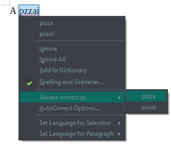 Always Correct Not Working English Ask LibreOffice