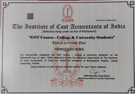 siddhi borse on linkedin gstcertified continuouslearning professionalgrowth 10 comments