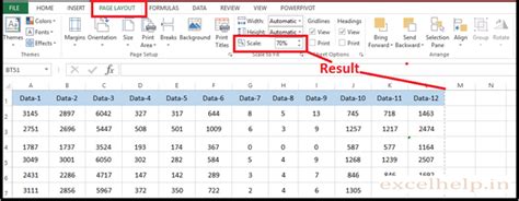 Print All Columns In One Page In Excel Excel Help