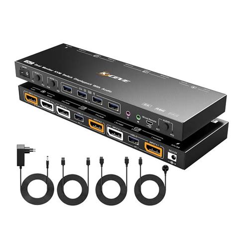 MEGA Kceve 2x2 Dual Monitor KVM Switch DP Komutaator 208247894 Osta Ee