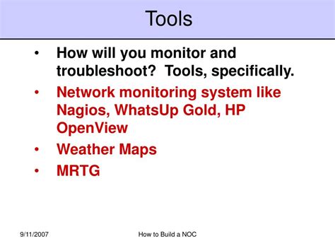 PPT How To Build A NOC PowerPoint Presentation Free Download ID 4690351