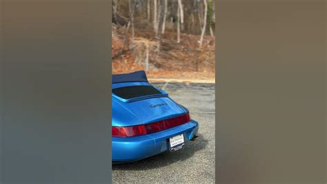Crazy Rare Tahoe Blue Porsche 964 Drop Top Whistlemotors Youtube