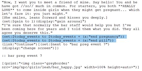 Mod Bar Girl Pregnancy Scare Permanent X Change Life Loverslab