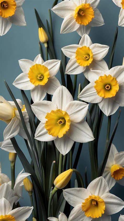 Aesthetic Image Of Spring With Daffodils In Pastel Col Ai Generated