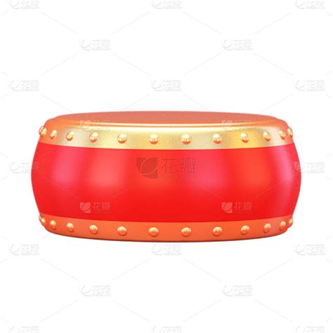 卡通感3d鼓元素