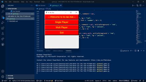 Tik Tac Toe In Python Devpost