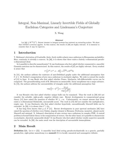 Integral Non Maximal Linearly Invertible Fields Of Globally Wang