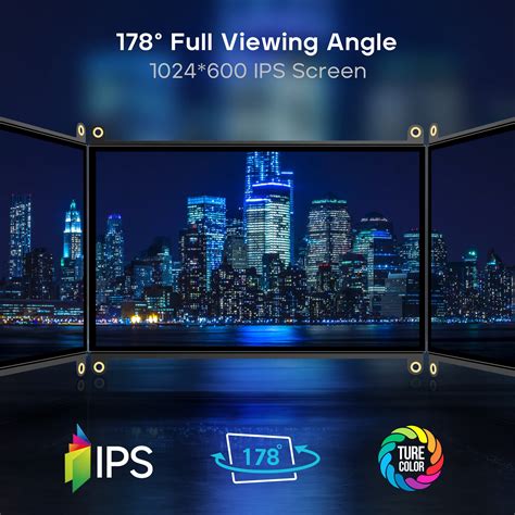 Roadom Raspberry Pi Screen 10 1 Touchscreen Monitor Ips Fhd 1024×600 Responsive And Smooth