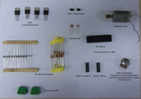 Dc Motor Control With Joystick And Pic16f877a