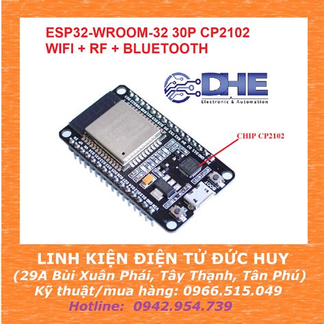 Module Esp32 TÍch HỢp ChỨc NĂng Wifi Rf 2 4ghz Bluetooth Linh KiỆn ĐiỆn TỬ ĐỨc Huy 29a