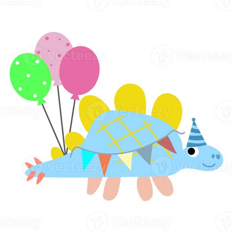 Dinosaur Party Clipart Happy Dino 27436070 Png