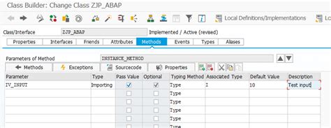 Object Oriented Abap 5 Creating Global Class In Sapgui Editor