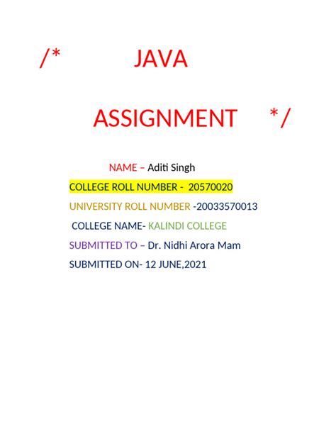 Java Practical File Ques 1 7 Pdf Method Computer Programming Constructor Object
