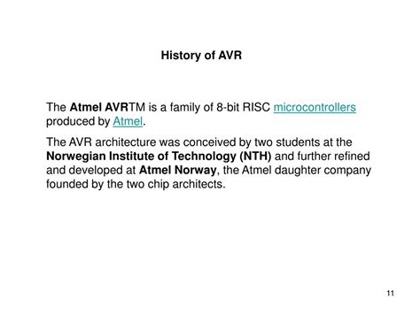 Ppt Lecture 1 Embedded Systems Overview Avr Hardwaresoftware