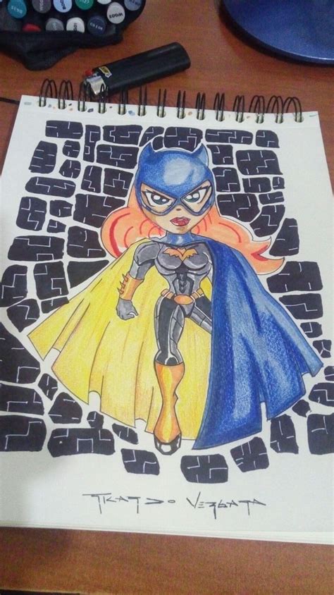 Batgirl Painting Batgirl Art