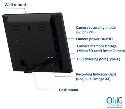 Spy492 Hidden Spy Digital Calendar Clock Camera Omg Solutions