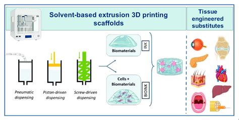 Solvent Based Extrusion 3d Printing Bioprinting For Tissue Grafts