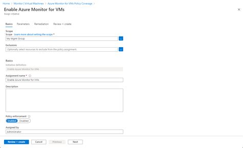 使用 Azure 原則來啟用 Vm 深入解析 Azure Monitor Microsoft Learn
