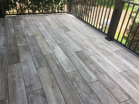 Elevated Porcelain Tile Deck Stonedeks