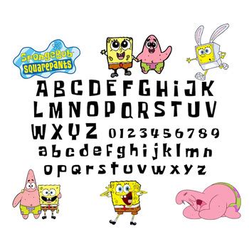 Spongebob Font By Elegtx TPT
