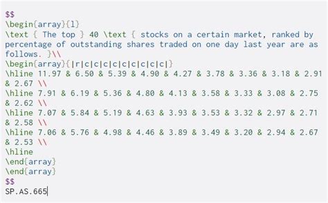 Solved Begin Array 1 Text The Top 40 Text Chegg Com