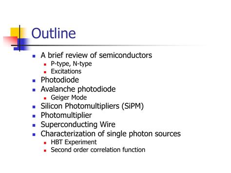 PPT Single Photon Detectors PowerPoint Presentation Free Download ID 4345943