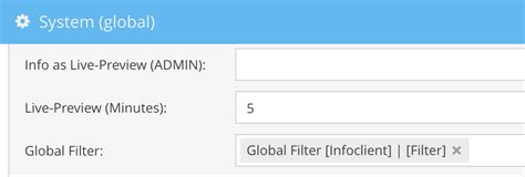 System System Global Global Filter