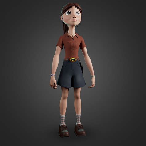 Niraj Patel On Linkedin Stylized 3d Character Model Modeling In Maya Texturing In Substance 3d