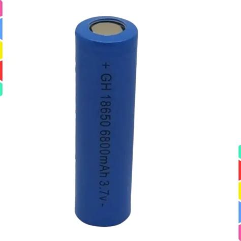Bateria Li ion 18650 6800mah 3 7v Recarregável Original MercadoLivre