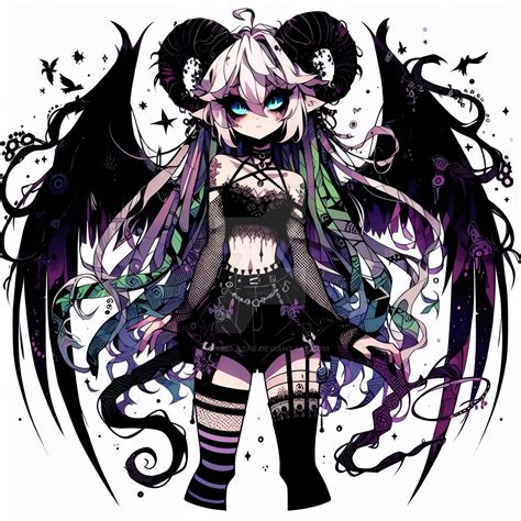 Anime Demon Girl N 6 By Punkerlazar On Deviantart