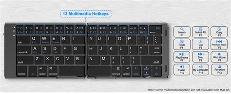 Foldable Keyboard And Mouse Edjo Folding Wireless Keyboard Mouse Combo With Phone