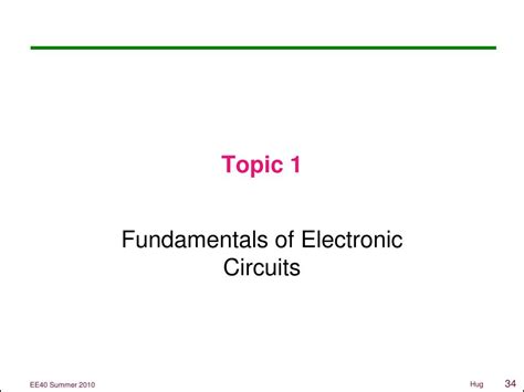 ppt introduction to microelectronic circuits ee40 lecture 1 josh hug