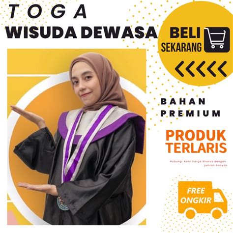 Jual Toga Smp Sma Dan Mahasiswa Satu Set Termurah Shopee Indonesia