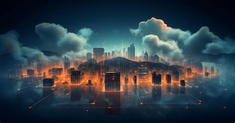 Premium Photo Cloud Storage Data Center Cloud Server Digital Cloud