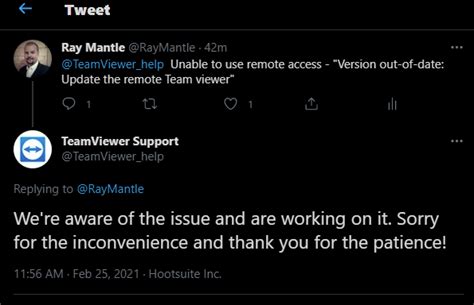 Teamviewer Is Running An Old Version Which Is Out Of Date No Connection Anymore Page 6