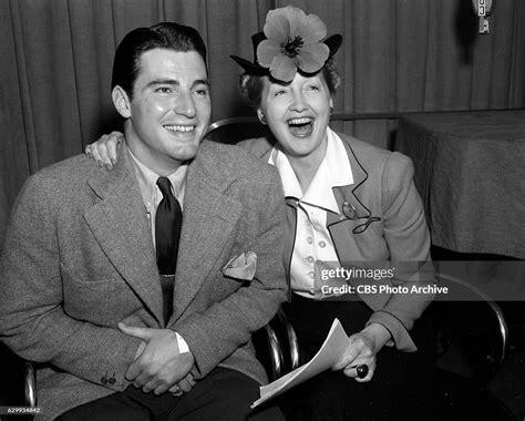 Cbs Radio Personality And Gossip Columnist Hedda Hopper And Son