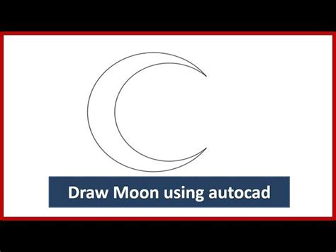How To Draw Moon In Autocad