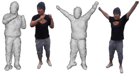 geometry guided ray marching left sampling points by smpl mesh