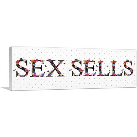 Artcanvas Sex Sells Woman Girl Room Decor Canvas Art Print Size 60 X 20 1 50 Deep