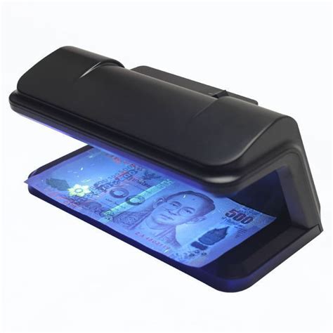 2 Led Ultraviolet Currency Detector Counterfeit Money Detection