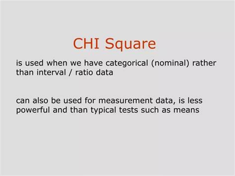 Ppt Chi Square Powerpoint Presentation Free Download Id