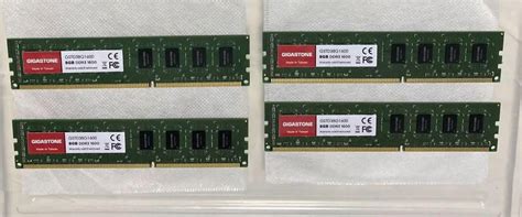 Gigastone デスクトップ メモリ Ddr3 8gbx4枚 32gb メルカリ
